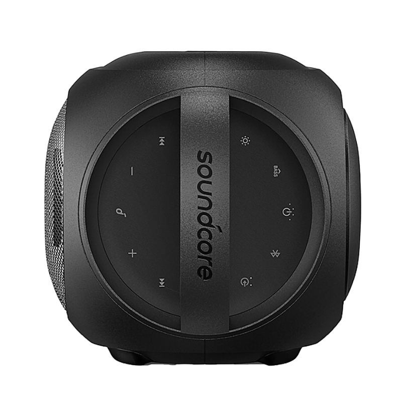 Soundcore Rave PartyCast 80W is a portable Bluetooth speaker with a po